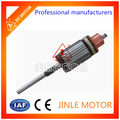 100% Copper Wire DC Motor Armature With Commutator Rotor By Jinle Customization
