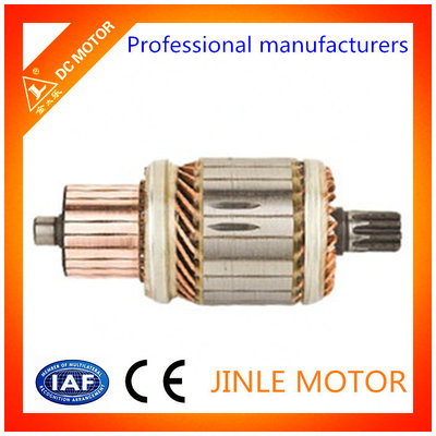 100% Copper Wire DC Motor Armature With Commutator Rotor By Jinle Customization
