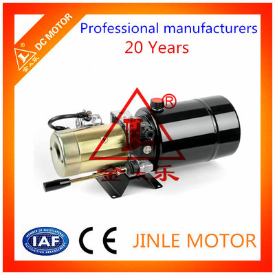 Portable DC Hydraulic Power Unit 12 Volt  / 24V With Tank  ,  Hydraulic Power Pack 12V