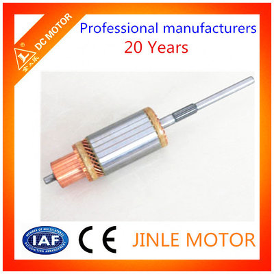 100% Copper Wire Balanced electric Motor Armature , 25 Bars DC Motor Commutator