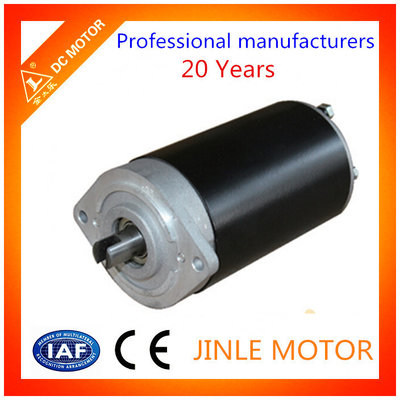 Custom Ironed Brush Permanent Magnet DC Motor High Efficient  / 12v DC Motors