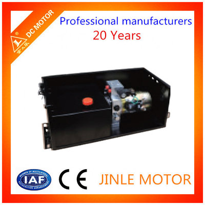 Black 11L16MPa DC Hydraulic Power Unit Vehicle Tailgate Oil Tank
