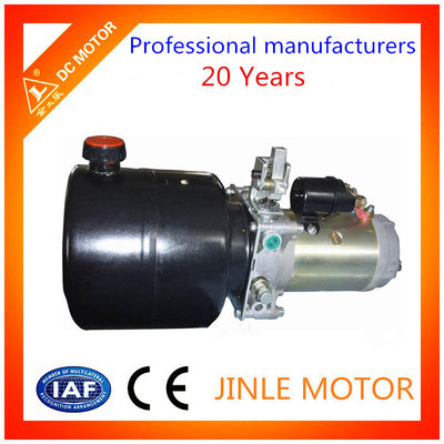 8L Oil Tank Customized  Forklift Hydraulic Power Unit Pack 12VDC 1.5KW 2.1Ml/r