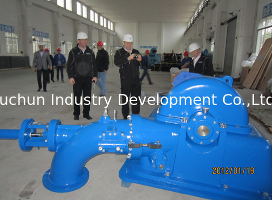Acier inoxydable de turbine de Turgo de projet d'hydroélectricité 750r/minute décharge du ³ /S de 0,24 M