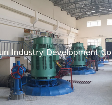 groupe électrogène hydraulique emballé par 500kW de turbine hydraulique verticale de Francis