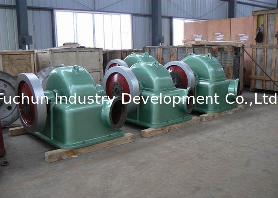 Type horizontal de générateur de turbine du rendement élevé 100kw Turgo pour la centrale