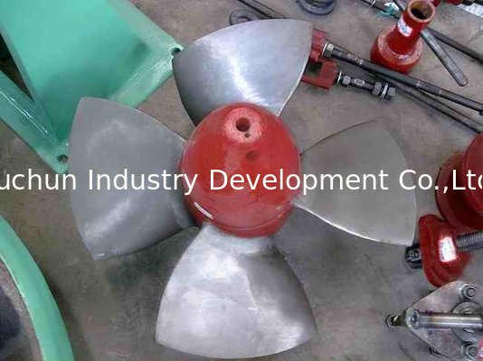 Turbine hydraulique de Kaplan de générateur synchro avec les lames fixes pour la basse tête