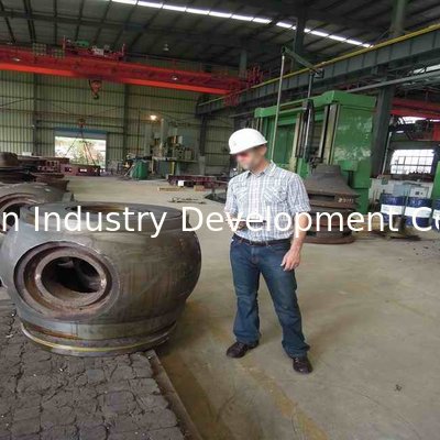 Acier inoxydable de turbine hydraulique de Kaplan d'écoulement axial avec les lames automatiquement ajustées