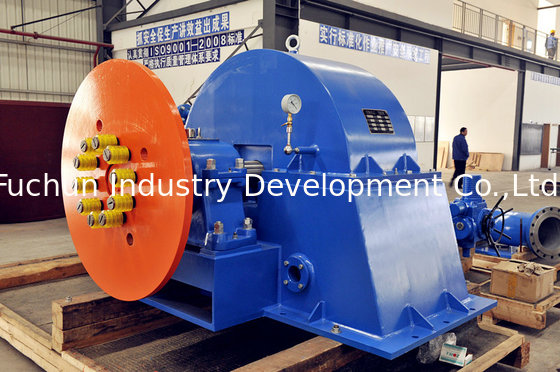 Turbine hydraulique de Pelton de tête élevée, double turbine horizontale de Pelton de bec