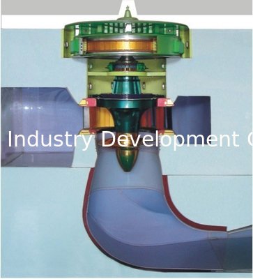 Turbine hydraulique de Kaplan de rendement élevé, centrales hydrauliques principales moyennes de turbine axiale