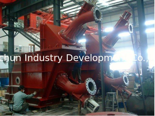Le double équipe l'unité horizontale de turbine de Pelton, type à jet libre turbine hydraulique d'impulsion de puissance