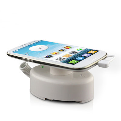 mobile phone security stand fixed on table or wall, charging alarm in one cable