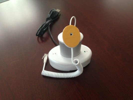 2015 high quality anti-theft sensor alarm & charging mobile phone security holder