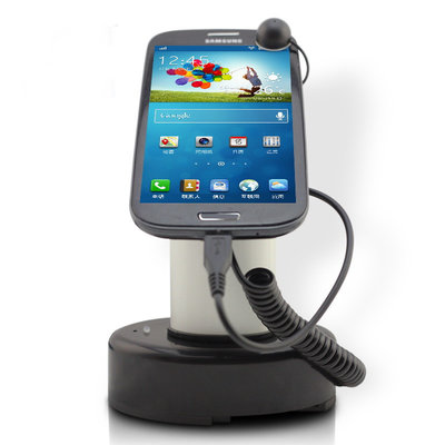 2015 high quality anti-theft alarm & charging mobile phone security stand