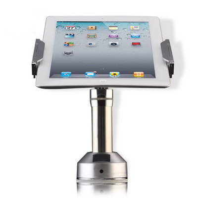 high quality tablet security stand with alarm and charging , adjustable width lock