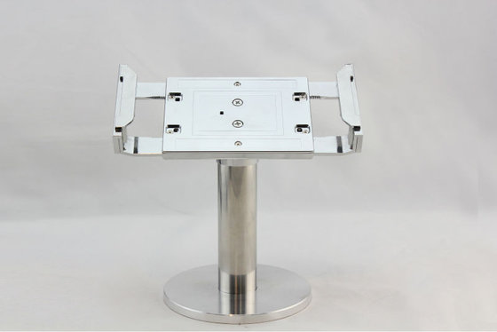 7-10 inch tablet pc metal display lock stand , base diameter is 12cm