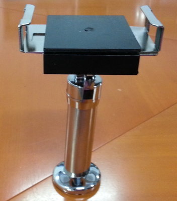 12-21cm metal display 360 degree rotation tablet stand adjustable up and down with lock
