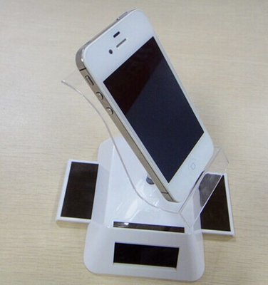 solar rotation display mobile phone holder