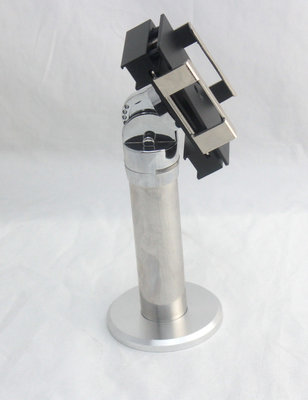 mobile phone seucrity stand with gripper and physical lock for smartphone