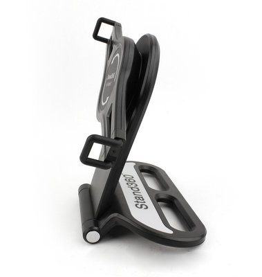 7-10 inch abs Portable foldable desktop ipad display stand , 360 degreee rotation