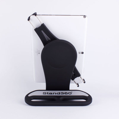 360 degree rotation 7-10 inch abs foldable tablet stand on table
