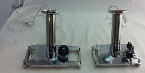 unversal tablet secret code lock holder ,adjustable wide 12cm -20cm,base diameter 6cm
