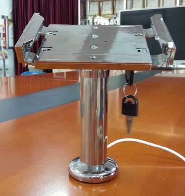 unversal tablet lock holder ,adjustable wide 12cm -20cm,base diameter 6cm