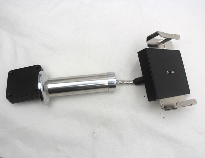 7-10 inch tablet pc physical anti-shoplift metal gripper stand with recoiler