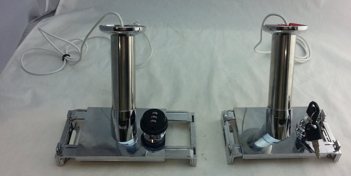 unversal tablet secret code lock holder ,adjustable wide 12cm -20cm,base diameter 6cm