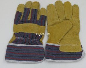 China 10 inch pig Leather with cotton back Working Gloves supplier