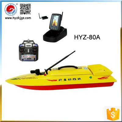 HYZ-80A Radio Control Fishing Bait Boat with Fish Finder supplier