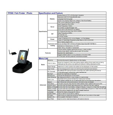 Popular The  Best Partner for RC Bait Boat  Fish Finder supplier