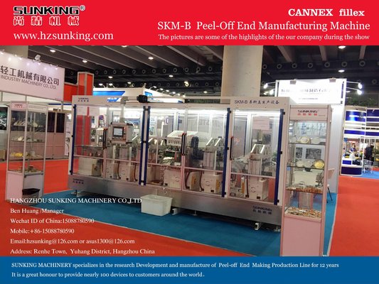cannex,cannex fillex,cannex 2018,Peel off end Made in China, Machine for Peel-off  end made in China