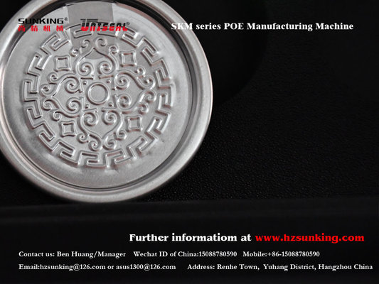 202# (52mmdia)easy peel off end/lid making machine,simple peel off end making mchina,1 lanes peel off lid making machine