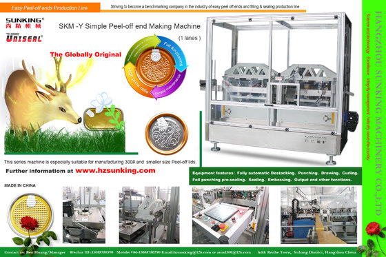 CanTech，canfacts，canmaking，metalpackaging，canmakers，Asia Cantech,Peel Off Easy Open End/Lid Making Machine