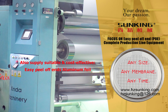 Aluminum foil,Foil，Transparent peel off end,peel off end with retort ,POE,production line，easy open end,peel off,