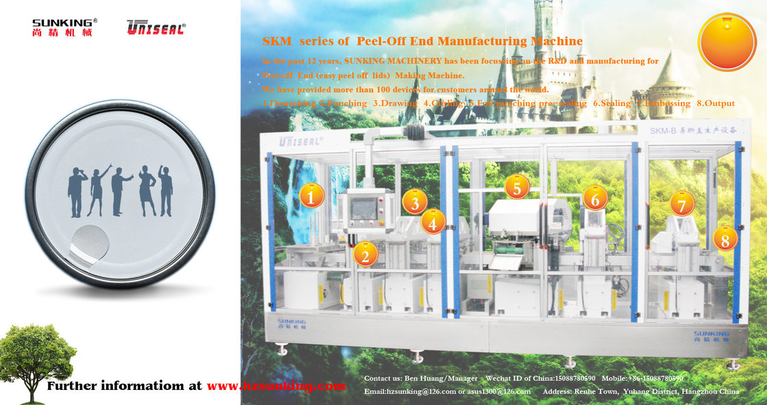 Peel Off Easy Open End Maker, CanTech，canfacts，canmaking，metalpackaging，canmakers，Asia Cantech