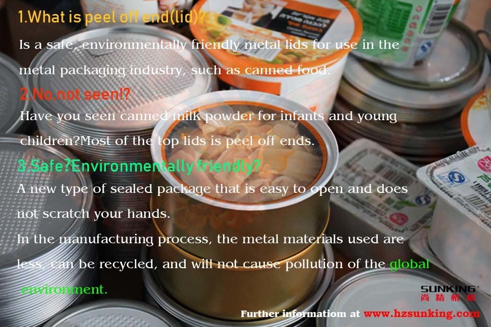 canends,easy peel off end making machine,peel off lid making machine,can ends，can end