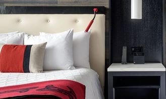 Commercial Hotel Luxury Furniture , Apartment Hotel Bedroom Furniture Drak Color