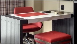 Commercial Hotel Luxury Furniture , Apartment Hotel Bedroom Furniture Drak Color