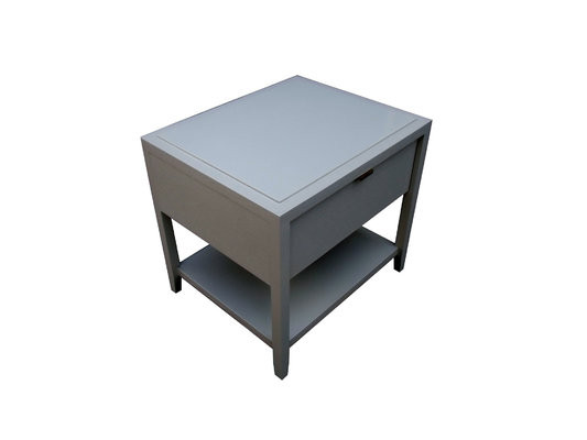 White finish wooden night stand with one drawer,high end hotel bedroom furniture,casegoods