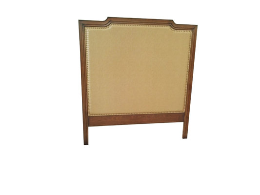 Walnut wood veneer upholstery king/queen size wooden headbaord for 5-star hotel bedroom furniture