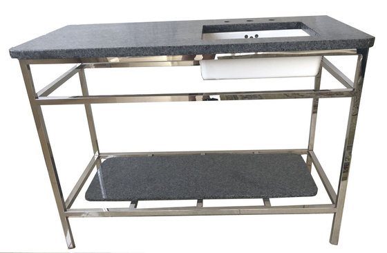 304# polishedfinish stainless steel metal hotel bathroom vanity/bathroom cabinet