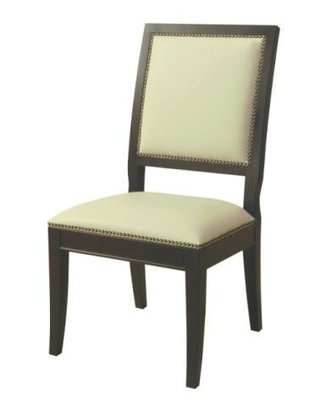 Beech wood red leather/pu  upholstery leisure chair/wooden dining chair/desk chair