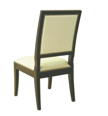 Beech wood red leather/pu  upholstery leisure chair/wooden dining chair/desk chair