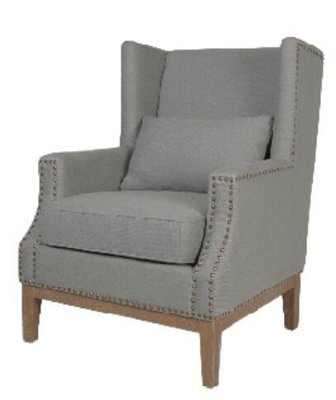 American style Linen fabric upholstery solid wood classic culb chair/single sofa/living room single sofa