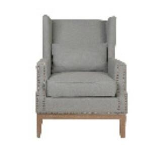 American style Linen fabric upholstery solid wood classic culb chair/single sofa/living room single sofa