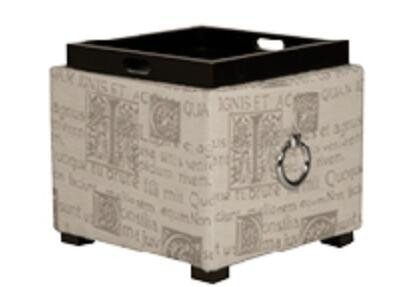 American style Square Bedroom llinen fabric upholstery wheel storage ottoman