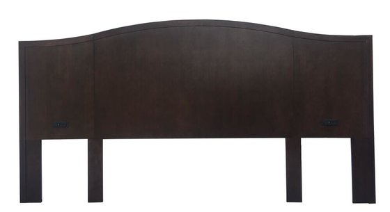 Walnut dark finish king/queen size wooden headbaord for 5-star hotel bedroom furniture