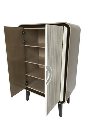 Luxury 5-star American hotel Custom made 2-tone 2-door tall cabinet Wardrobe,closet cabinet,hospitality casegoods